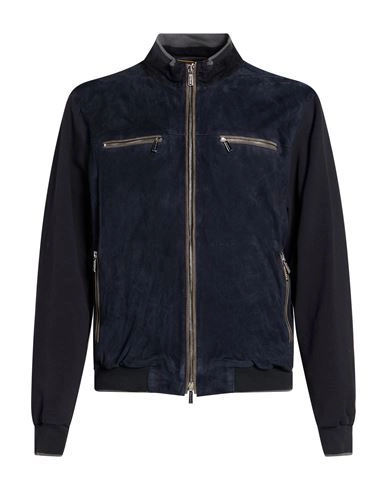 MOORER Ovine Leather Bomber Jacket