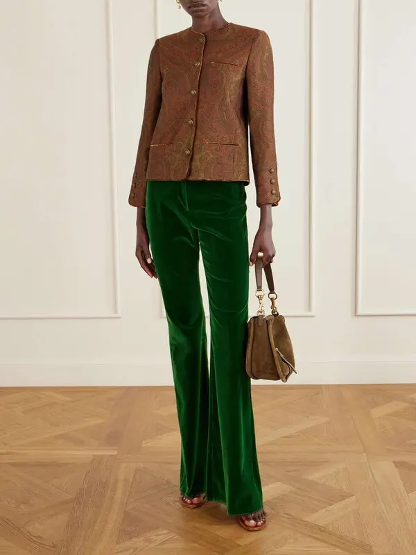Etro Paisley-jacquard Crepe Blazer