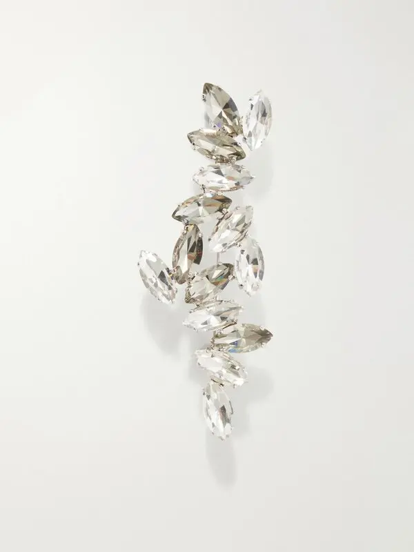 Erdem Crystal Brooch - Silver