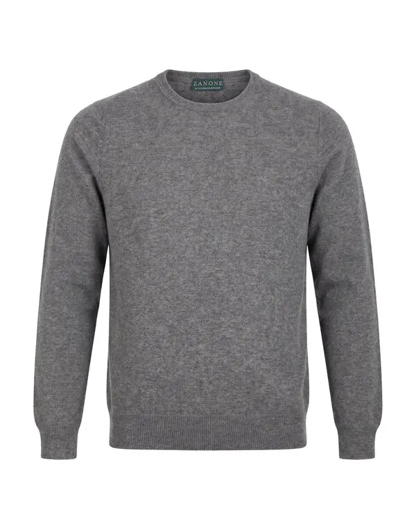 ZANONE Virgin Wool And Cashmere Crewneck Sweater - Grey
