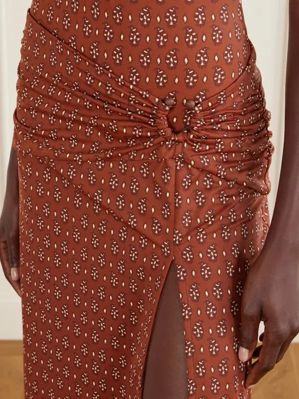 Johanna Ortiz Under The Sun Gathered Printed Recycled Coverup