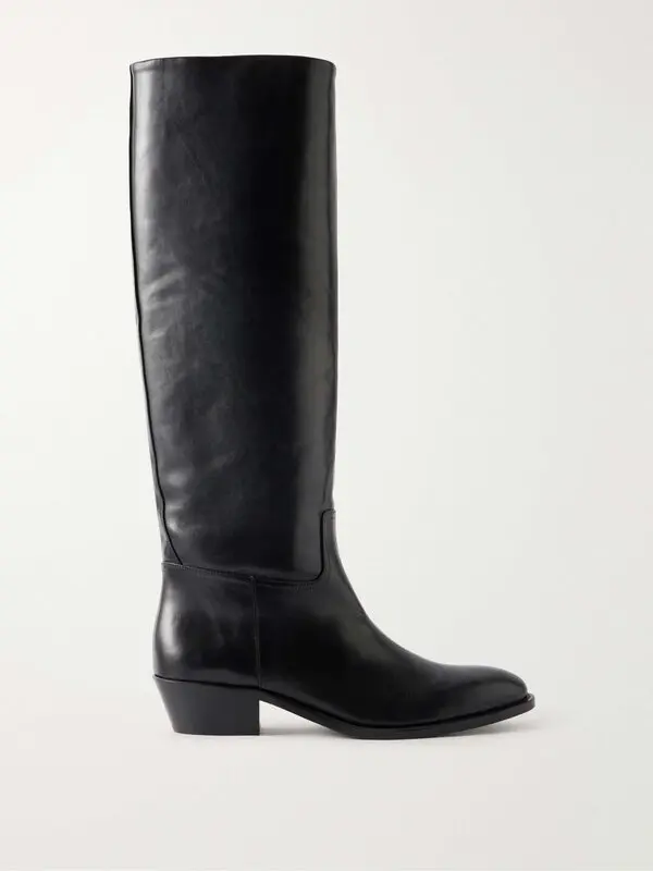JUDE Den 35 Leather Knee Boots