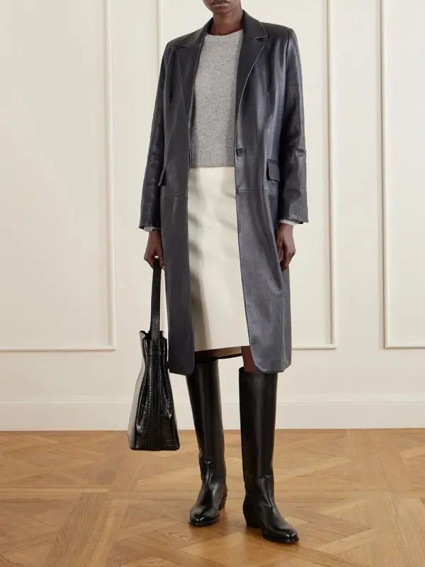 JUDE Den Leather Knee High Boots