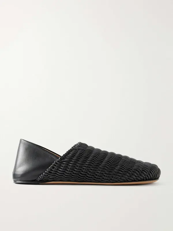 JW Anderson Woven Leather Mules