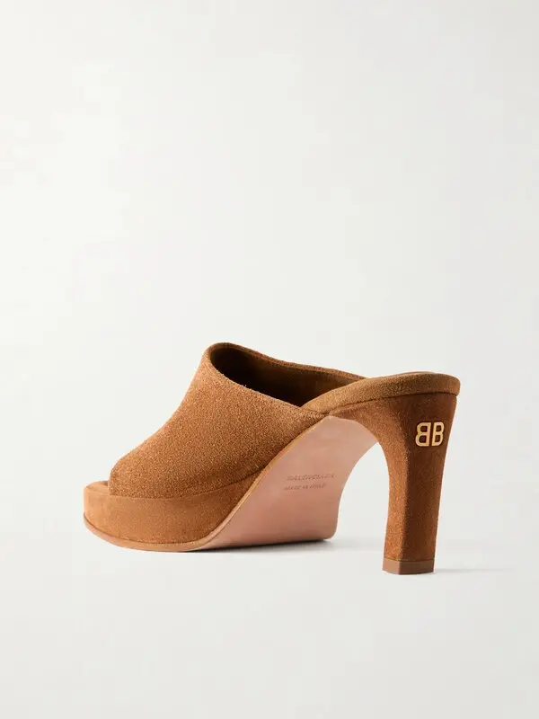 Balenciaga Fargo Suede Mules