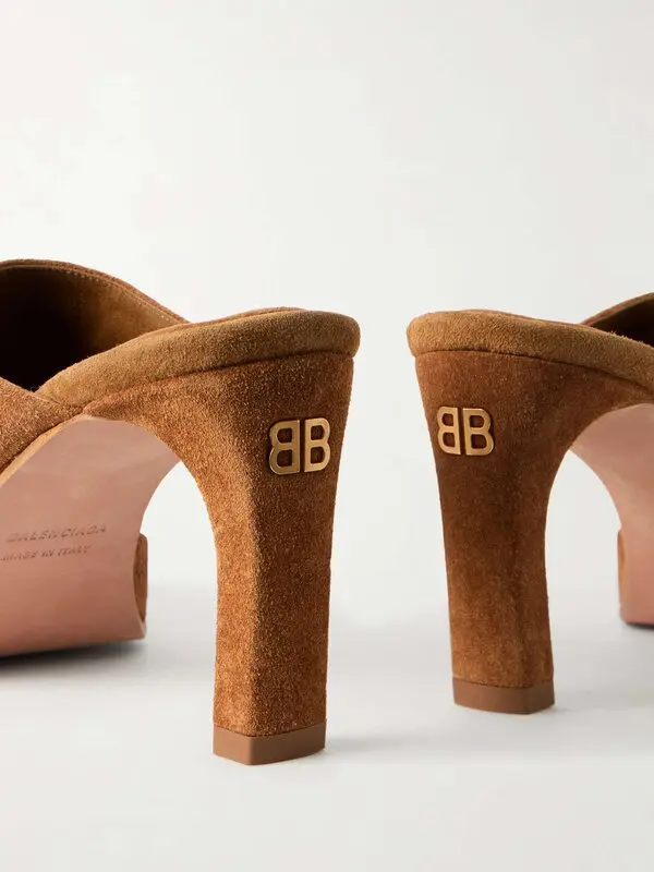 Balenciaga Fargo Suede Mules