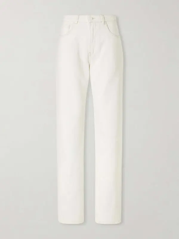 AMI Paris Mid-rise Wide-leg Jeans