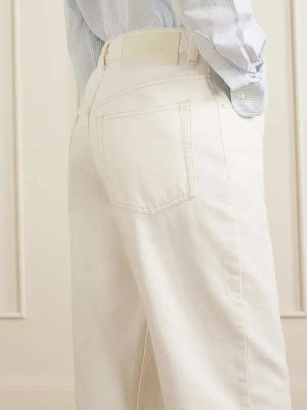 AMI Paris Mid-rise Wide-leg Jeans