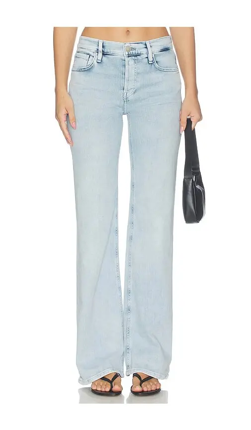 Hudson Jeans Rosie High Rise Wide Leg Jeans In Blue - Seaview