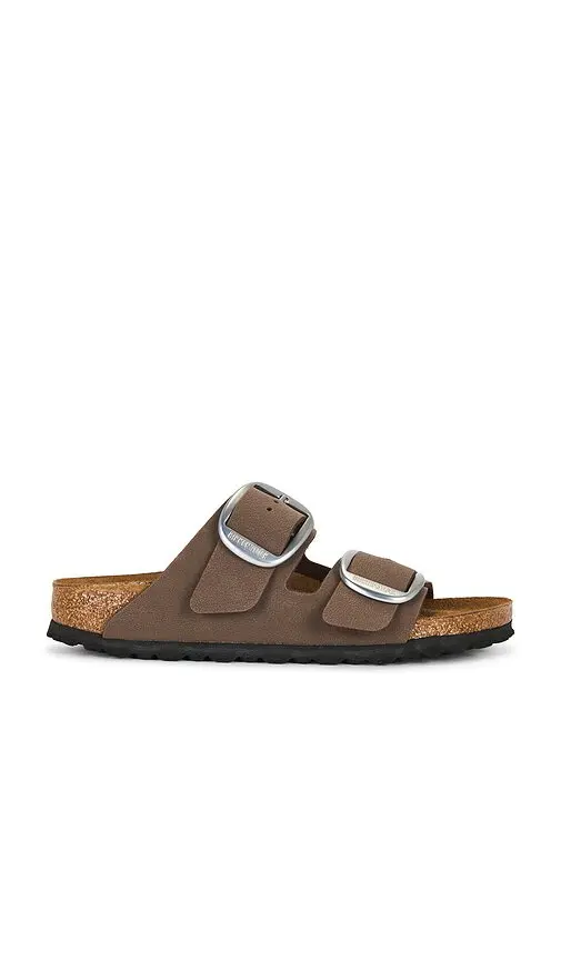 BIRKENSTOCK Arizona Big Buckle Birkibuc Sandals - Mocha
