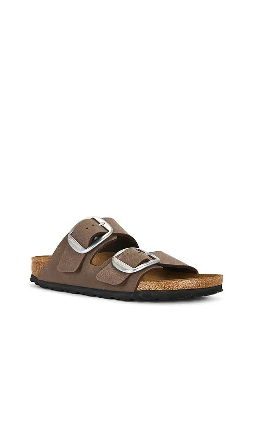 BIRKENSTOCK Arizona Big Buckle Birkibuc Sandals - Mocha