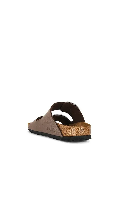 BIRKENSTOCK Arizona Big Buckle Birkibuc Sandals - Mocha
