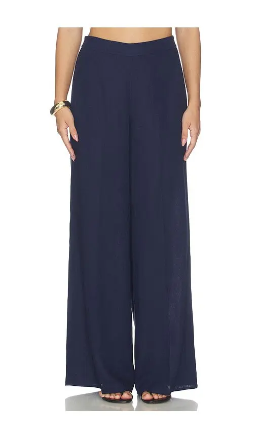 Generation Love Kelela Linen Pants In Navy