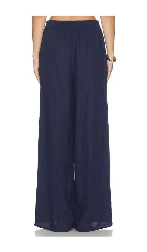 Generation Love Kelela Linen Pants In Navy