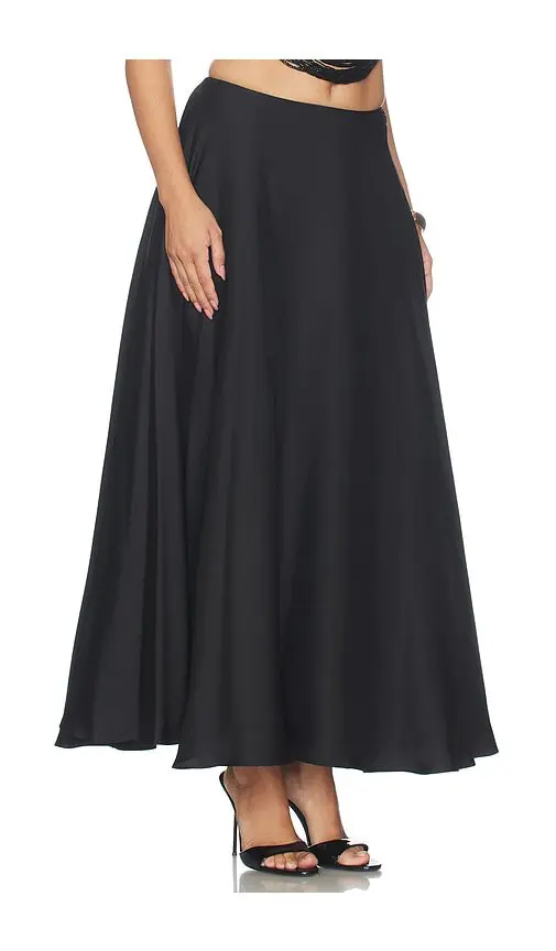 Cult Gaia Cyrene Silk Crepe Maxi Skirt