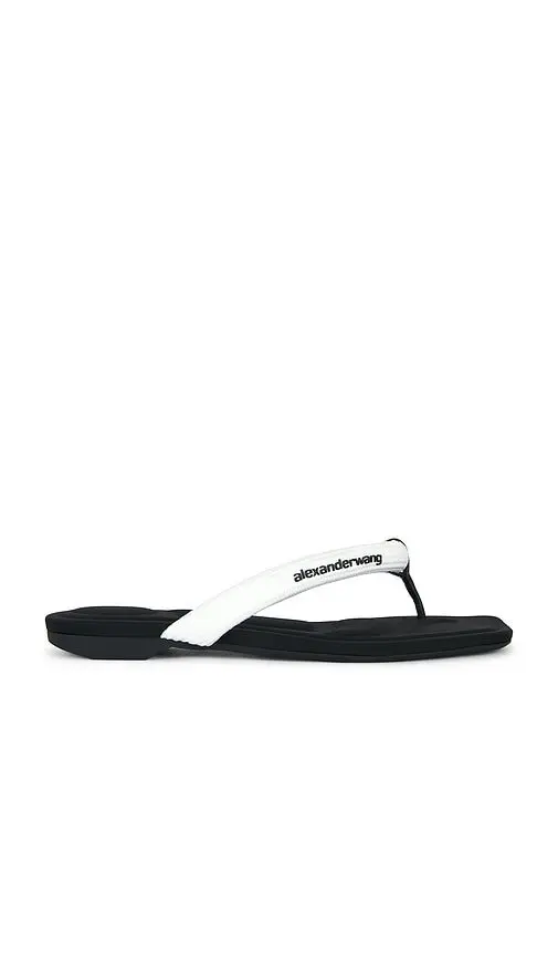 Alexander Wang Jenna Tubular Flat Thong Sandal - White
