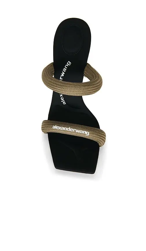Alexander Wang Julie Tubular Webbing Sandal - Burnt Sage