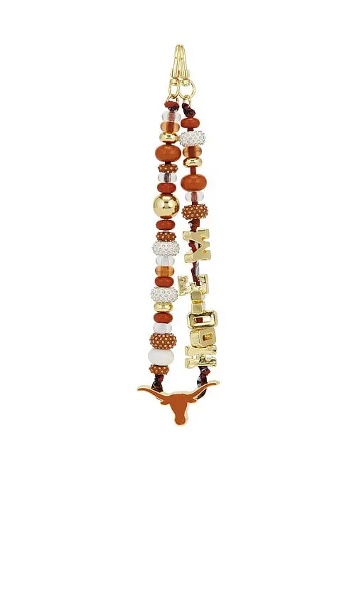 Baublebar University Of Texas At Austin Beaded Phone Strap In Orange