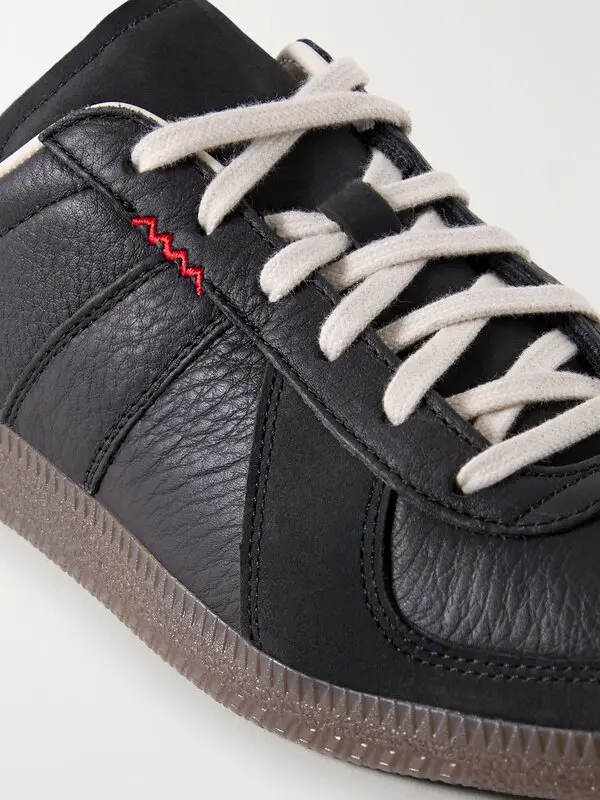ADIDAS ORIGINALS Hartcopy Bw Army Leather Low Top Sneakers - Black