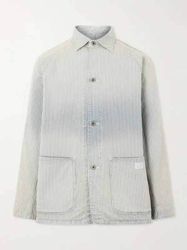 Kapital Liberty Striped Denim Overshirt