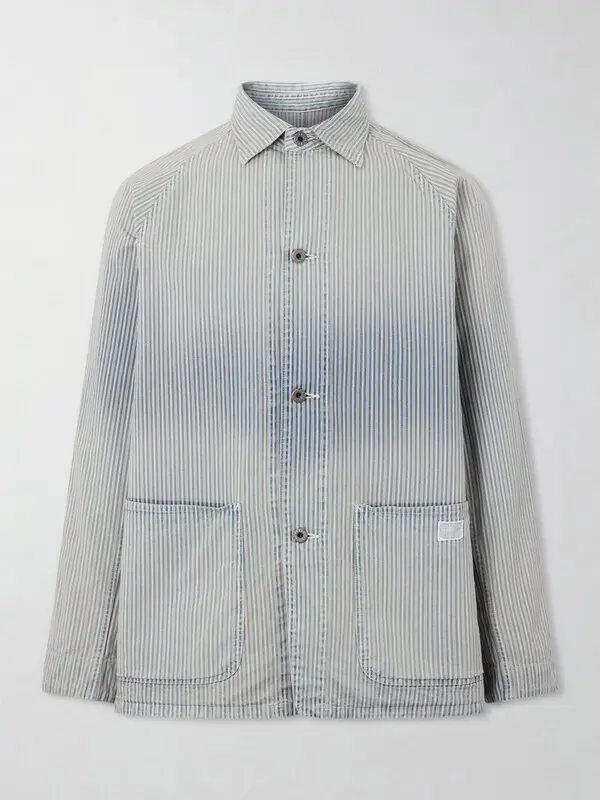 Kapital Liberty Striped Denim Overshirt