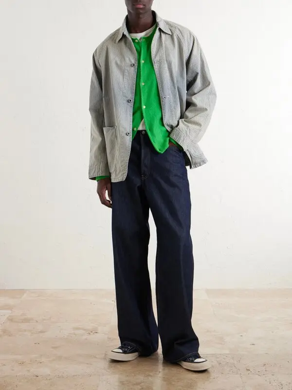 Kapital Liberty Striped Denim Overshirt