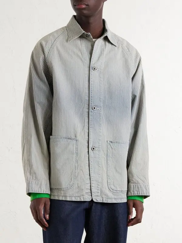 Kapital Liberty Striped Denim Overshirt