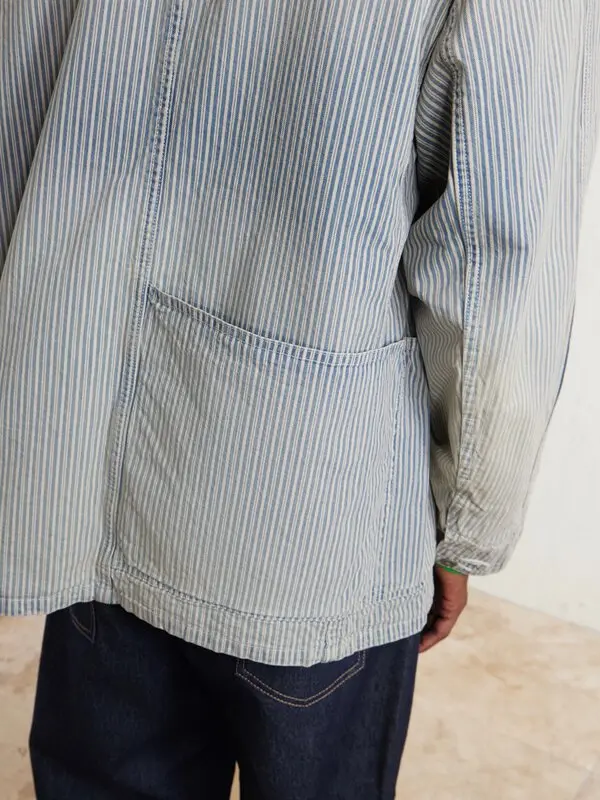 Kapital Liberty Striped Denim Overshirt