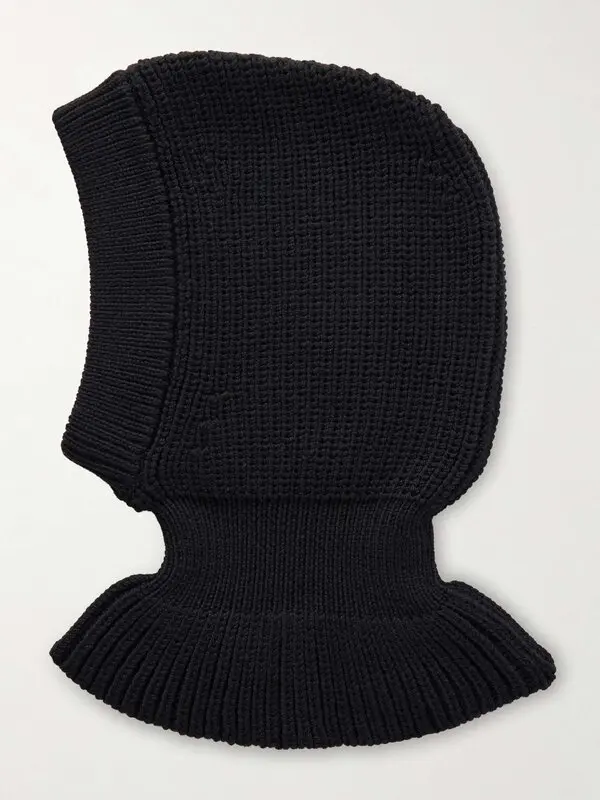 LEMAIRE Ribbed Wool Balaclava