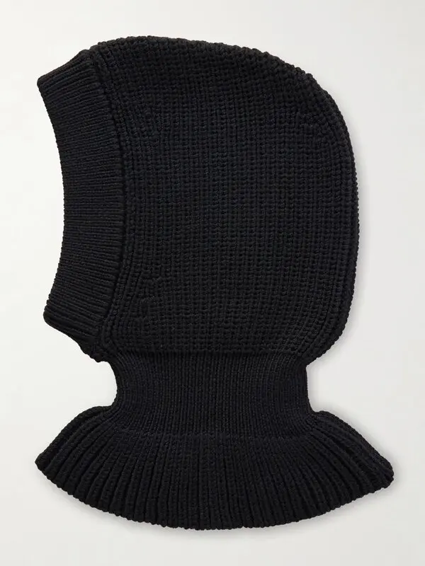 LEMAIRE Ribbed Wool Balaclava