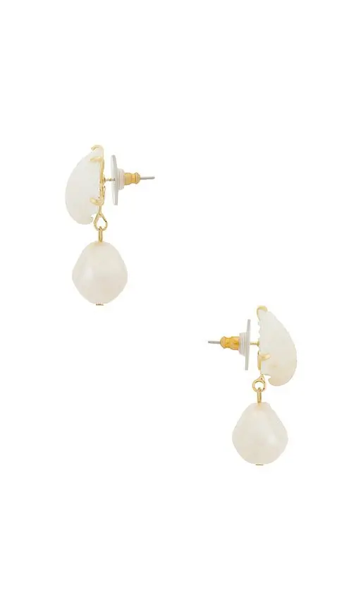 JENNIFER BEHR Isola Earrings In Ivory