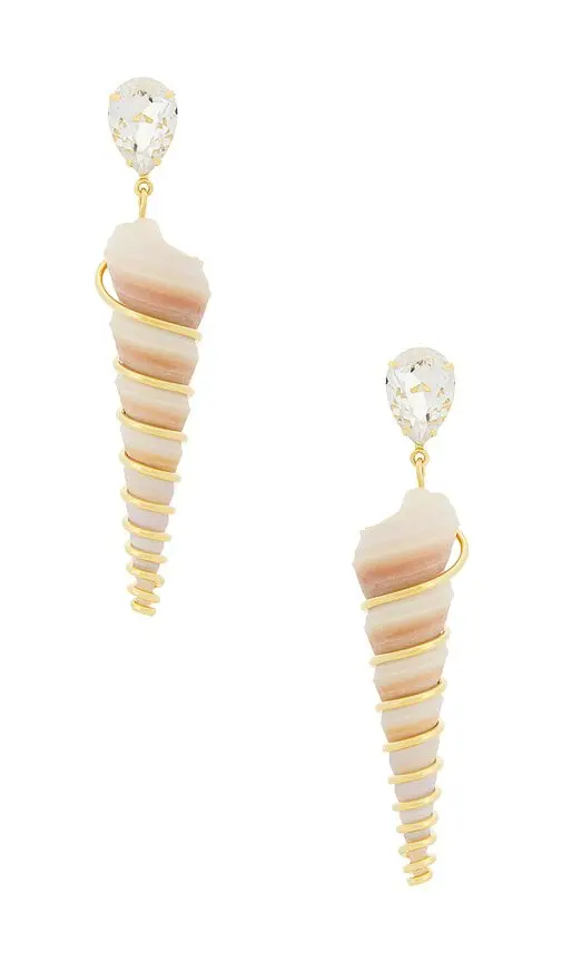 JENNIFER BEHR Zingaro Earrings In Ivory - Dove