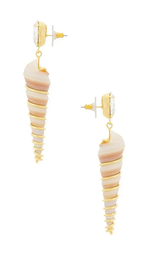 JENNIFER BEHR Zingaro Earrings In Ivory