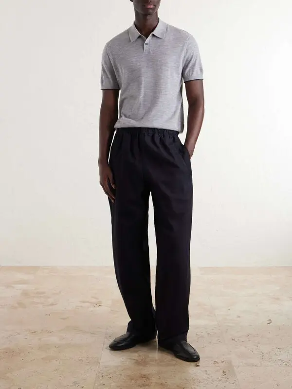 JAMES PERSE Cashmere Polo Shirt