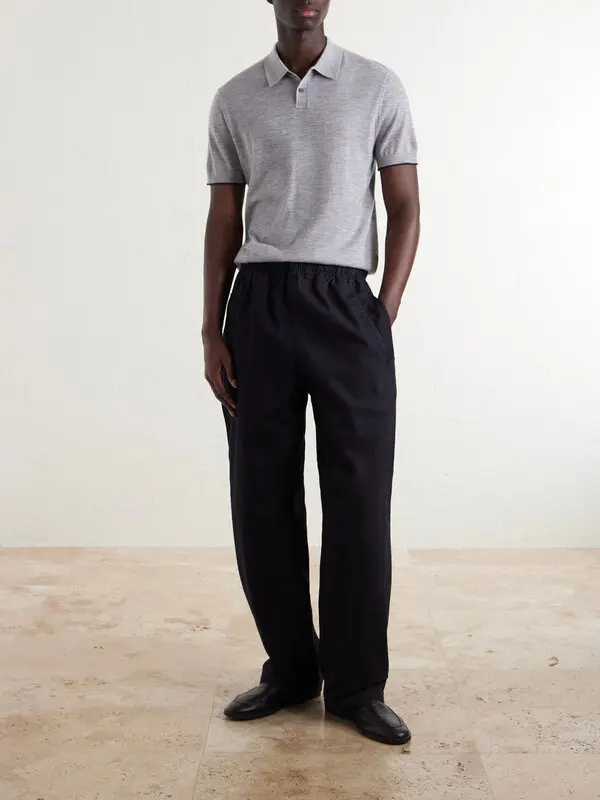 JAMES PERSE Cashmere Polo Shirt