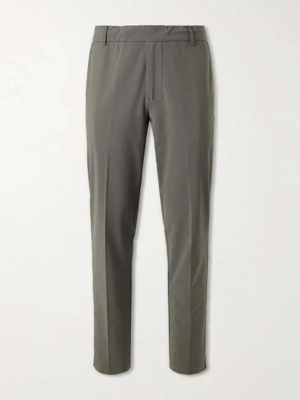 JAMES PERSE Slim-leg Stretch Cotton-blend Trousers