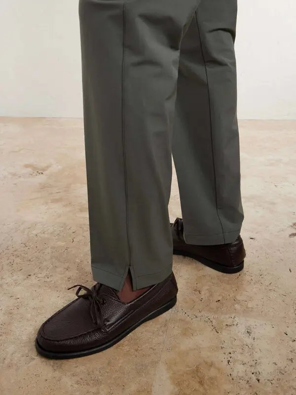 JAMES PERSE Slim-leg Stretch Cotton-blend Trousers