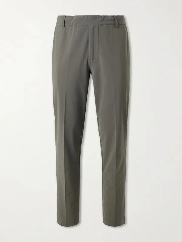 JAMES PERSE Slim-fit Stretch Cotton-blend Trousers