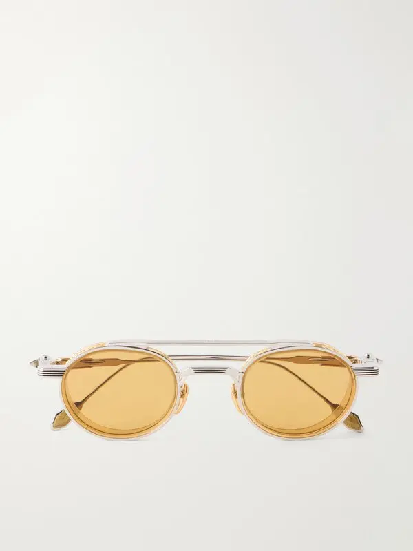 JACQUES MARIE MAGE Livingston Round Frame Sunglasses