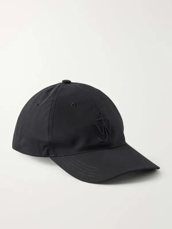 JW Anderson Logo Embroidered Baseball Cap - Black