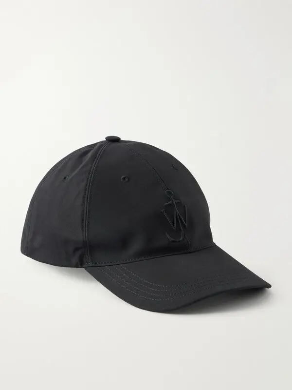 JW Anderson Logo Embroidered Baseball Cap - Black