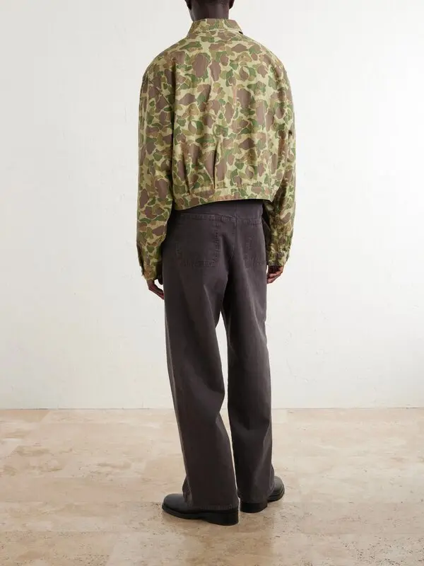 Kapital Reversible Herringbone Camouflage-print Cotton Blouson Jacket