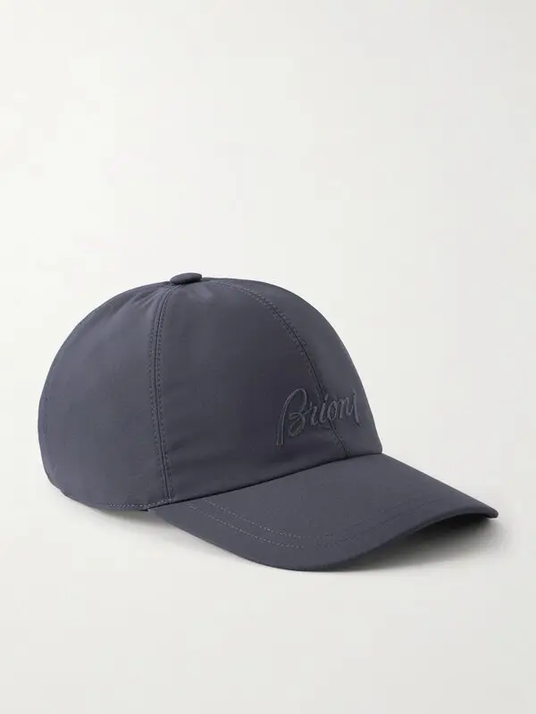 Brioni Embroidered Logo Baseball Cap