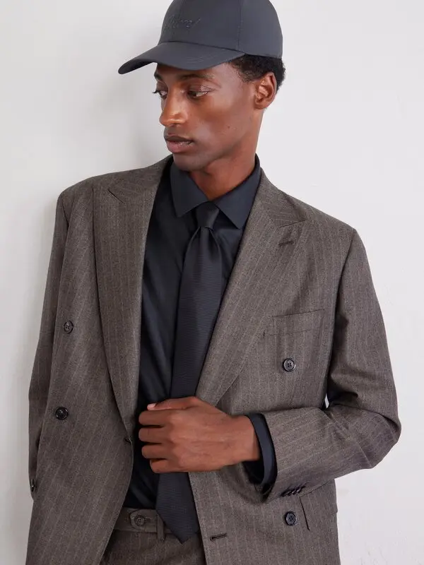 Brioni Embroidered Logo Baseball Cap