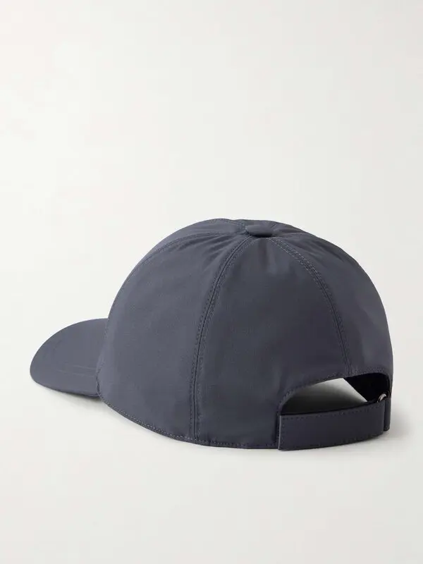 Brioni Logo-embroidered Shell Baseball Cap