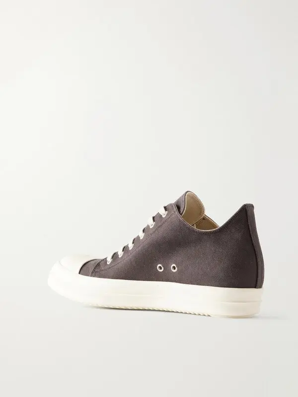 Rick Owens Ramones Denim Lace-up Sneakers
