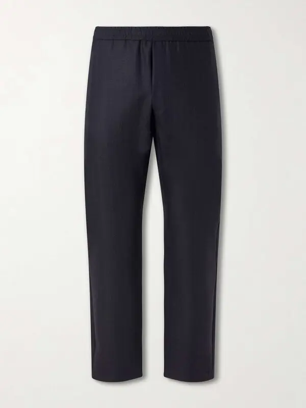 Barena Venezia Straight-leg Herringbone Virgin Wool Trousers