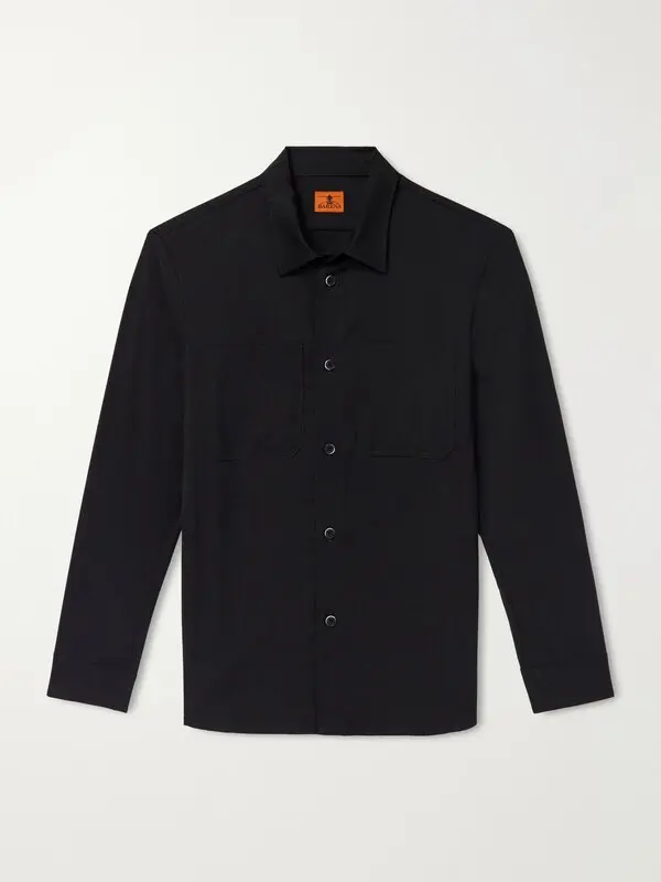 Barena Venezia Virgin Wool Overshirt - Black