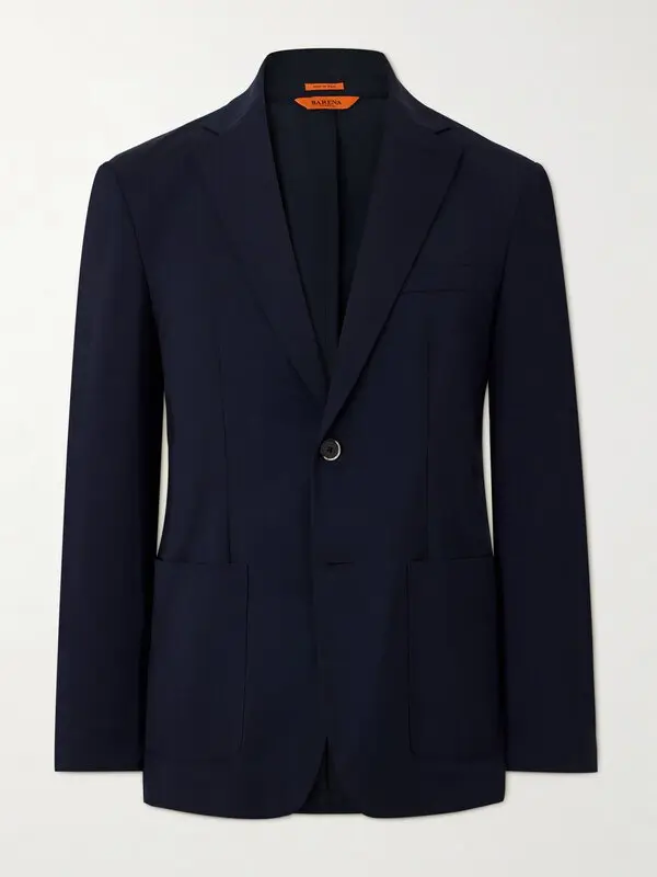 Barena Venezia Virgin Wool Suit Jacket - Blue