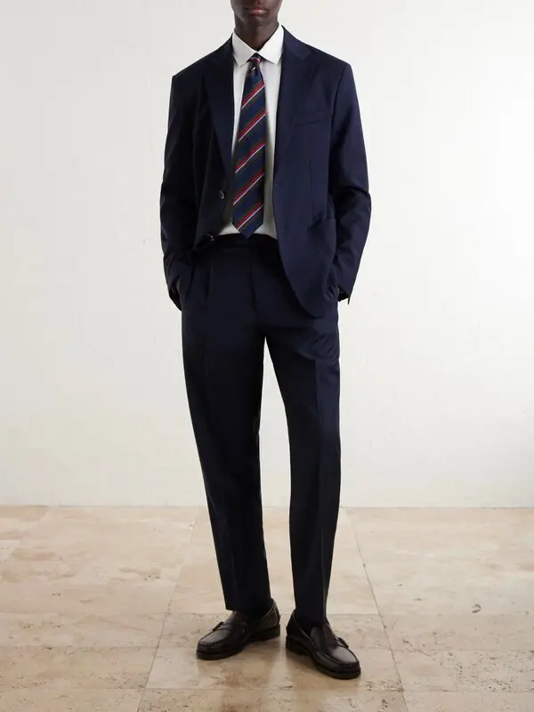 Barena Venezia Virgin Wool Suit Jacket - Blue